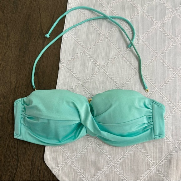 Victoria's Secret | Swim | Victorias Secret Mint Green Bikini Top ...